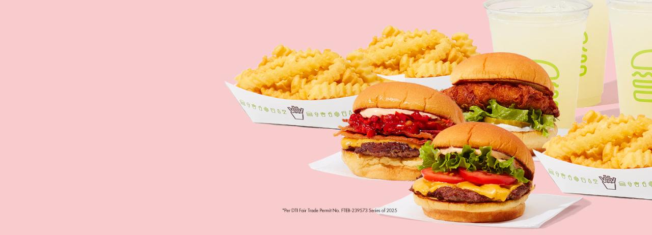 Shake Shack Philippines Order for Pickup or Delivery